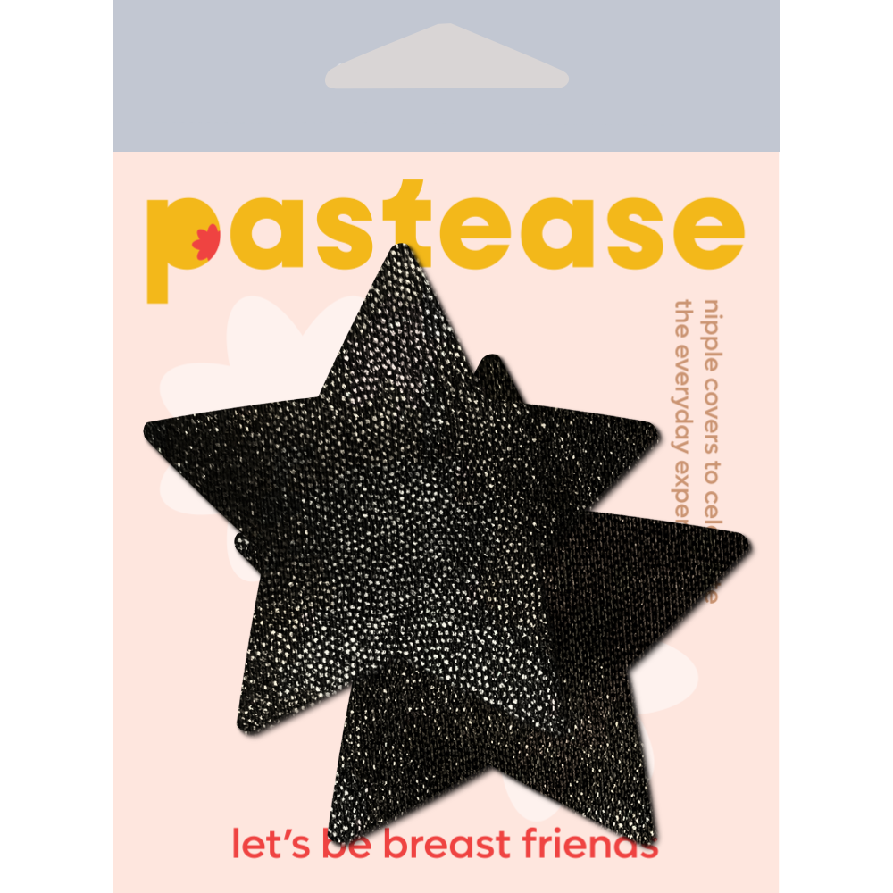 5-Pack: Star: Liquid Black Star Nipple Pasties by Pastease® o/s ...